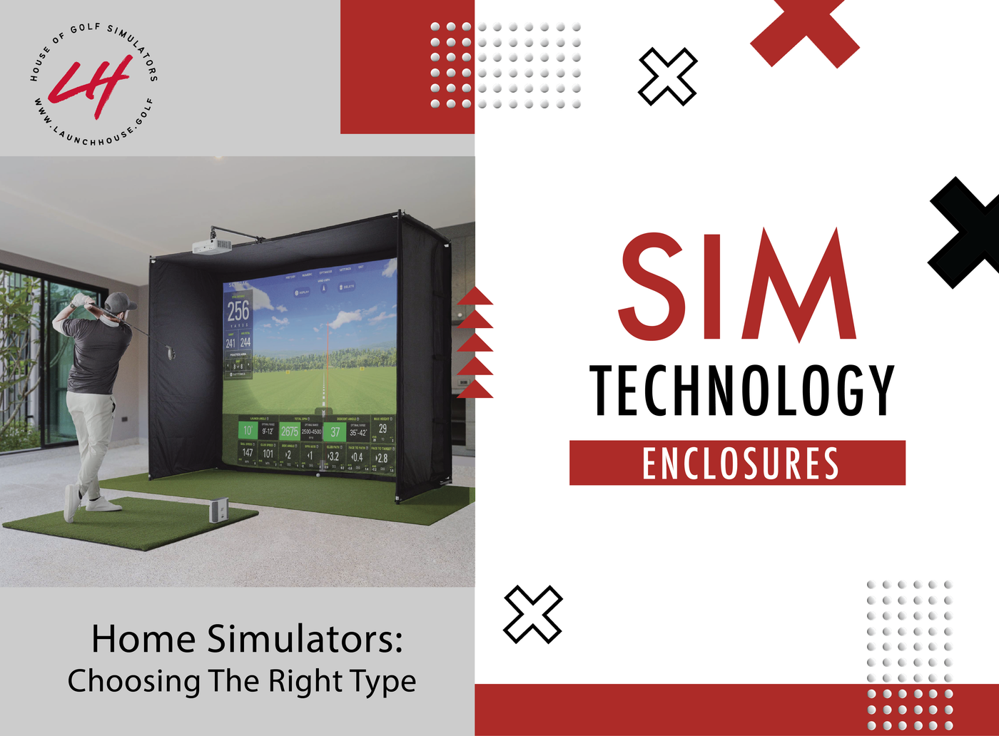 Choosing the Right Enclosure for Your Golf Simulator – Launch House | Golf Simulators